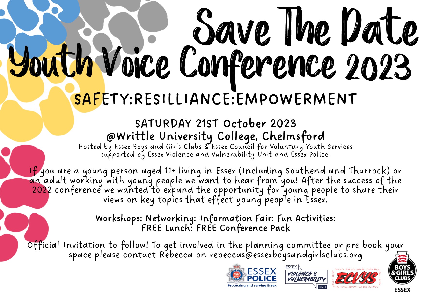Save the date: Youth Voice conference - Essex Violence and ...